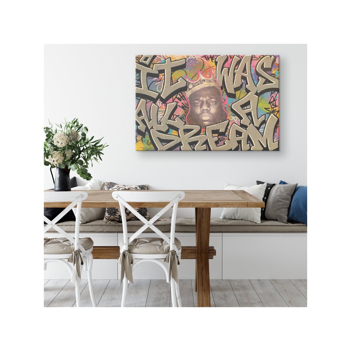 It Was All a Dream Biggie Smalls Hip Hop Quote Notorious BIG Juicy ...