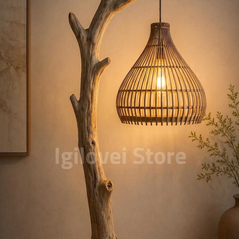 Japandi Wood Lighting - Etsy