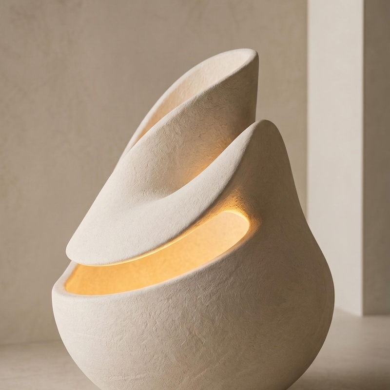 Cream Ceramic Table Lamps - Etsy