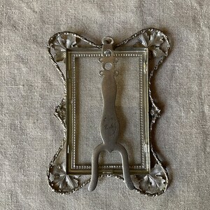 French Vintage Small Frame in Metal, 19th Frame With Leaves, Shabby ...