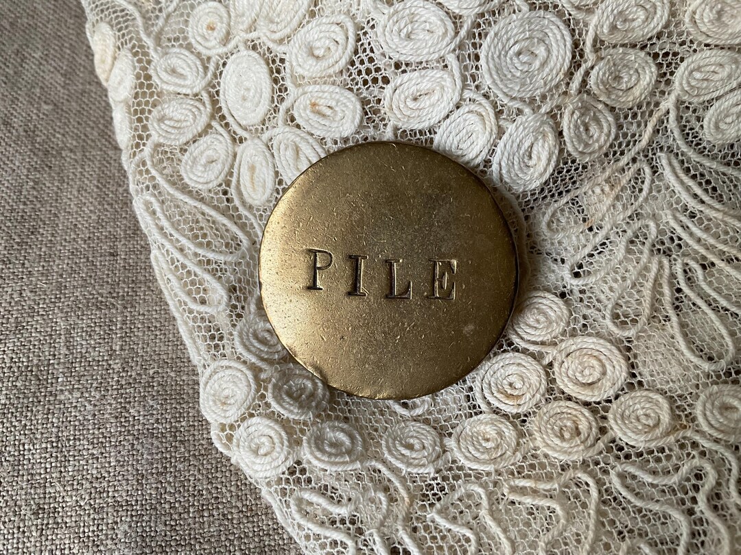 Amazing Gilded Bronze Token, HEADS or TAILS, French Vintage, 19th ...