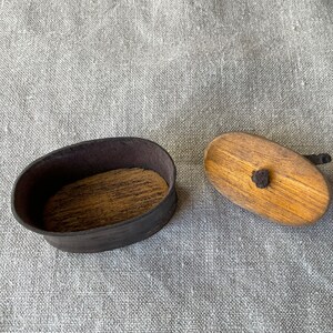 French Vintage Small Box in Cherry Tree, Handmade Box in Wood and ...