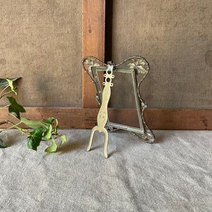 French Vintage Small Frame in Metal, 19th Frame With Leaves, Shabby ...