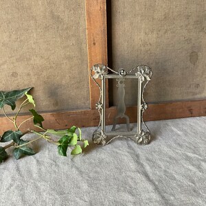 French Vintage Small Frame in Metal, 19th Frame With Leaves, Shabby ...