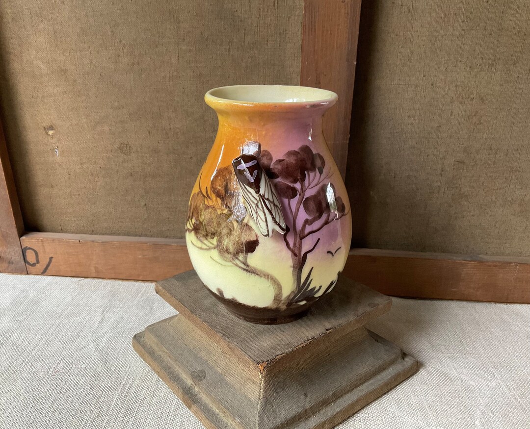 French Vintage Pot With Cicada Handmade in Provence - Etsy