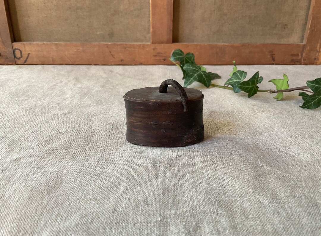 French Vintage Small Box in Cherry Tree, Handmade Box in Wood and ...