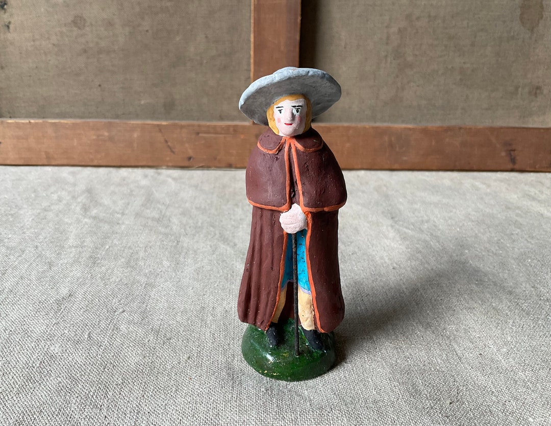 The Shepherd, French Vintage Christmas Crib Figure of Provence ...