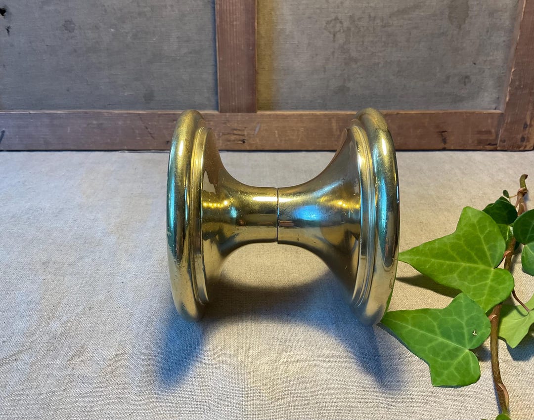 French Vintage Large Gilded Bronze Front Door Handle, 19th Handmade ...