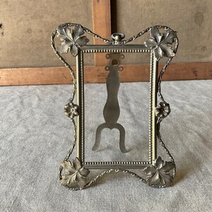 French Vintage Small Frame in Metal, 19th Frame With Leaves, Shabby ...