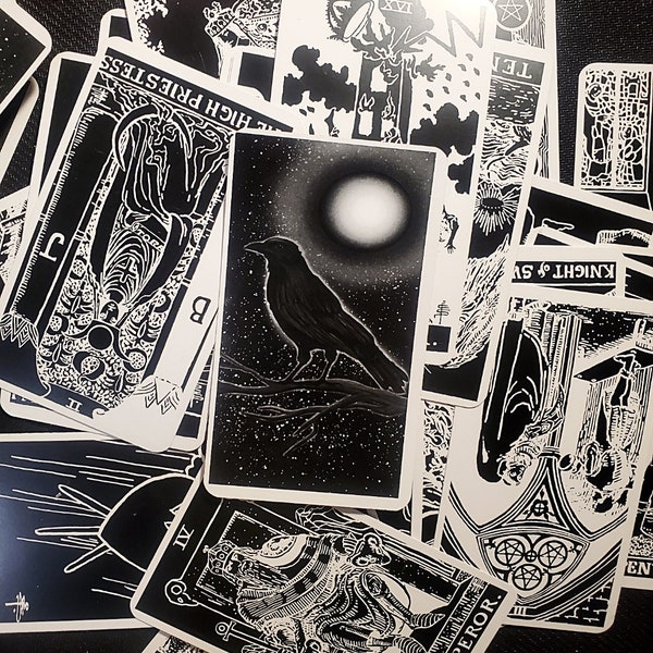 Raven Tarot Deck - Etsy