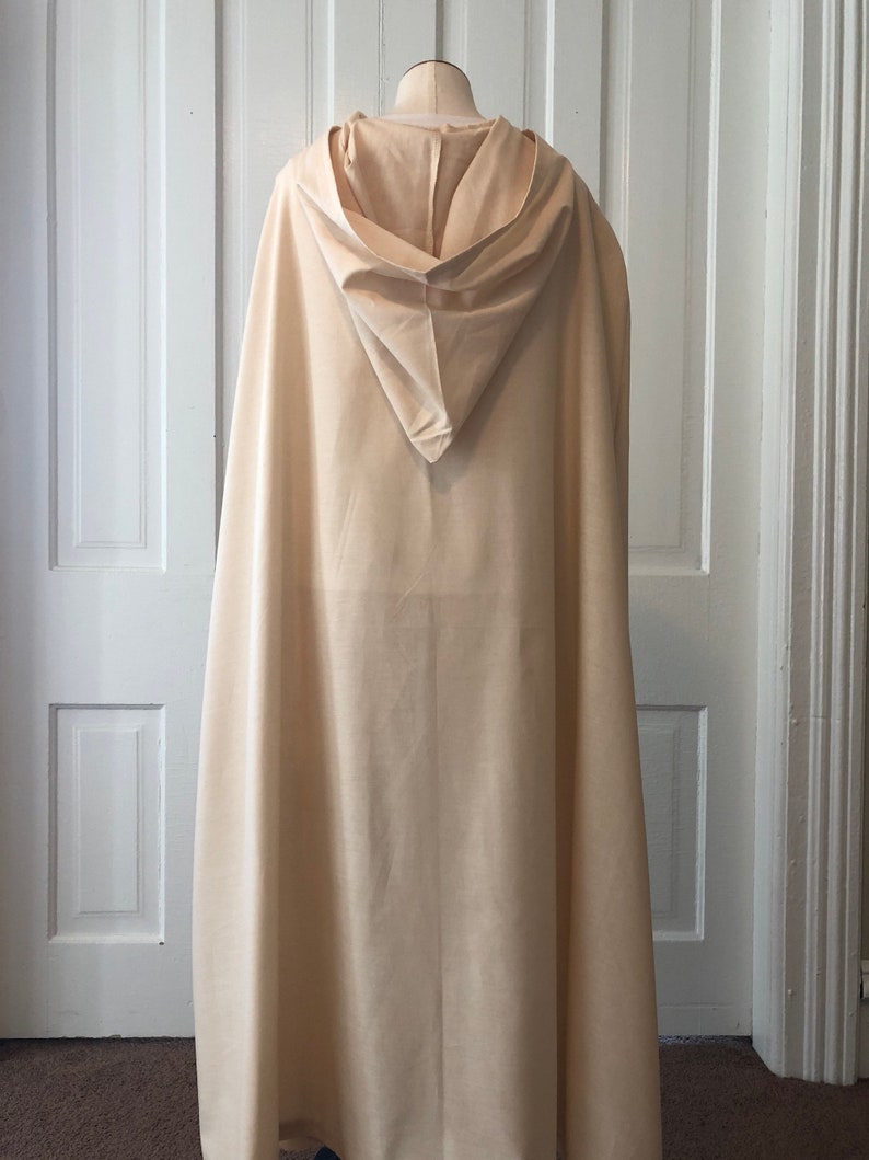 Cream Cloak Cotton Hooded - Etsy