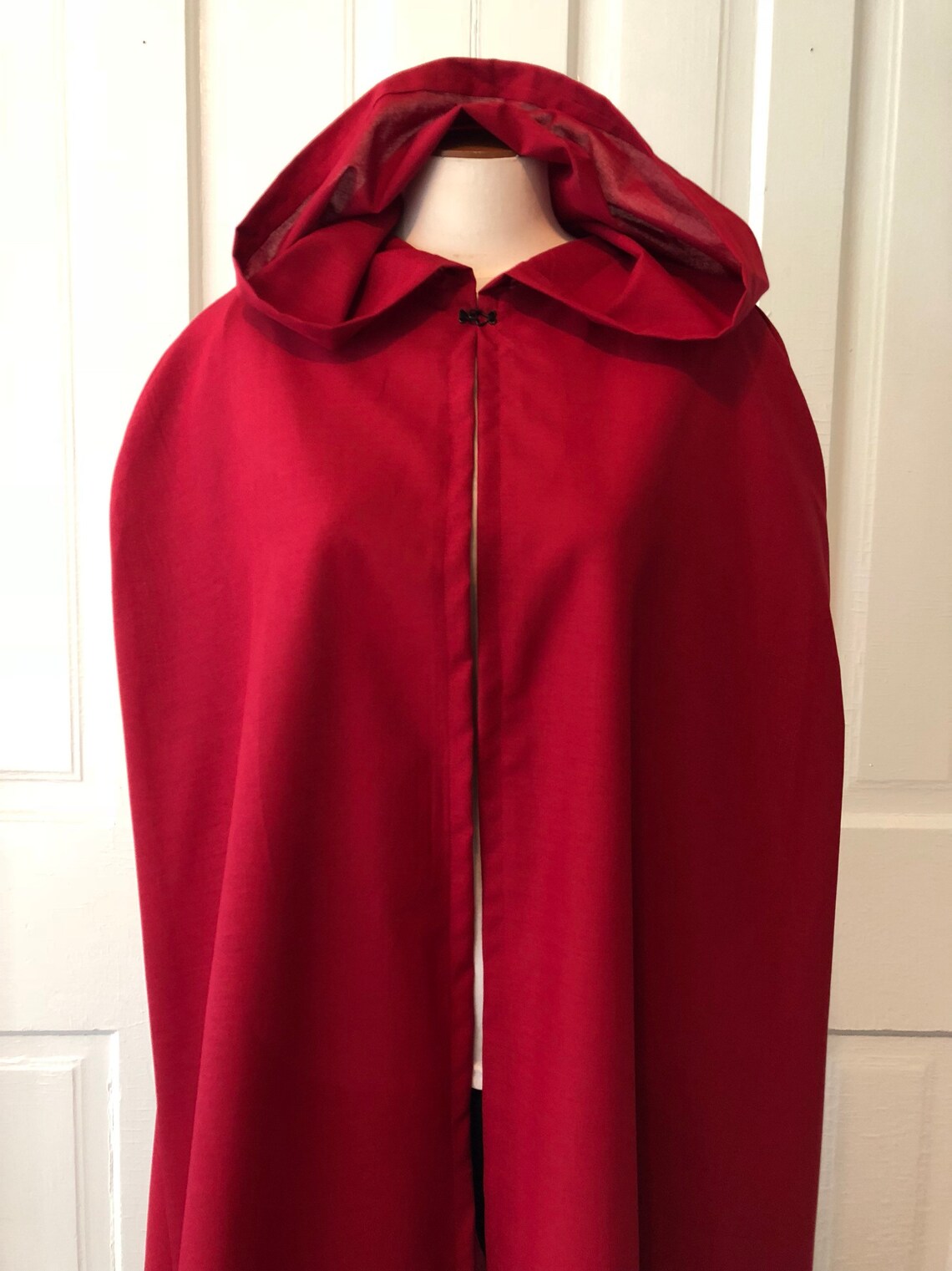 Red Cloak Cotton Hooded - Etsy