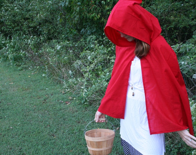 Red Riding Hood Cape - Etsy