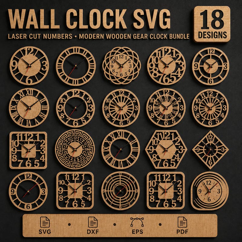 18 Wall Clocks - Etsy
