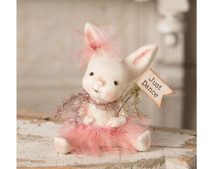 Bethany Lowe Christmas Retro Santa W/ Candy Cane and Bottlebrush Tree ...