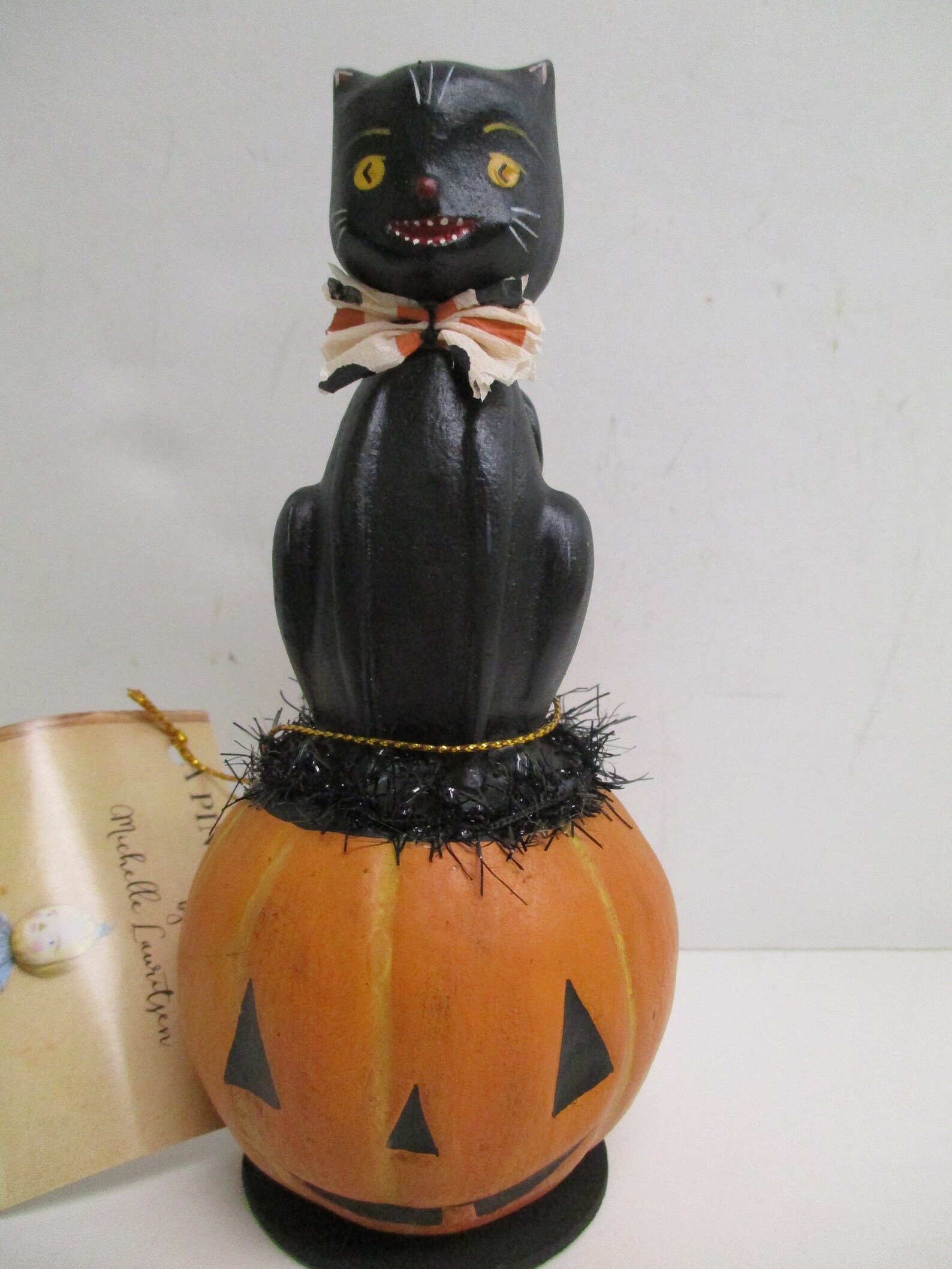 Bethany Lowe Halloween Kitty Cat on JOL Collectible Figure - Etsy