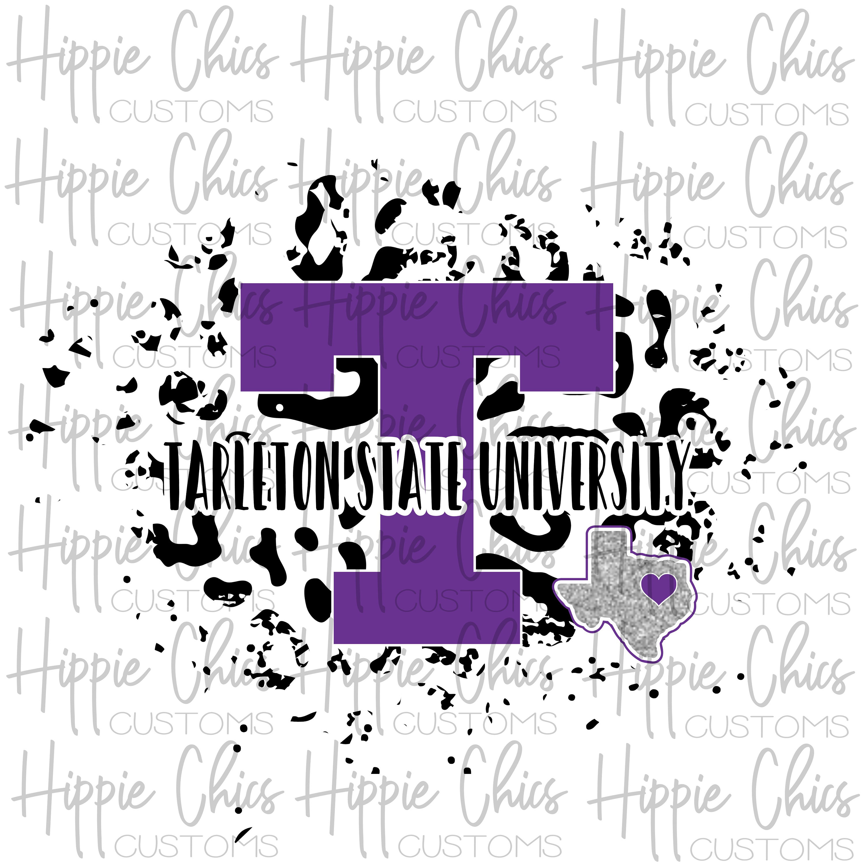 Tarleton State Leopard PNG File, Digital Design, Sublimation Design ...