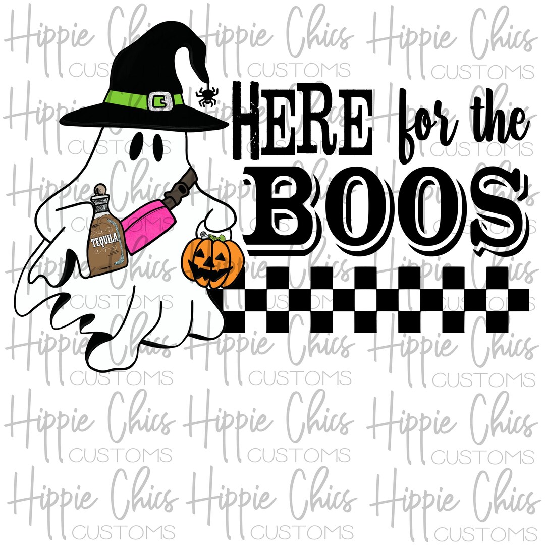 Here for the Boos Ghost PNG File, Digital Design, Sublimation Design ...