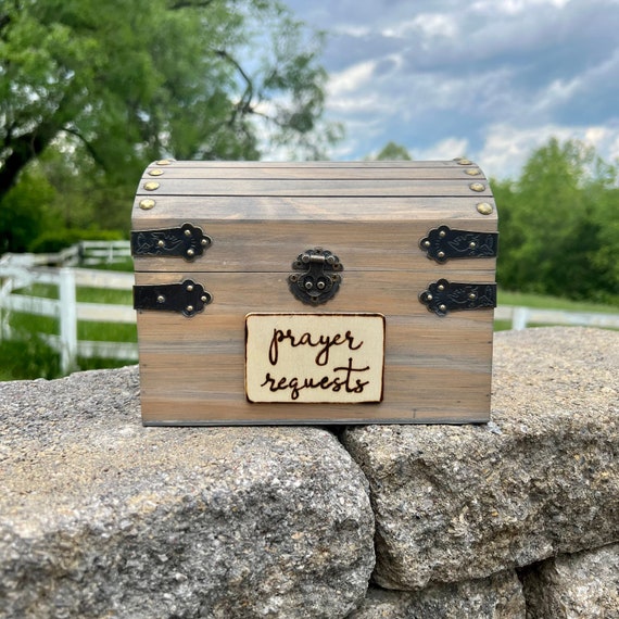 Keepsake Box Custom Box Treasure Chest Engagement Box Date | Etsy