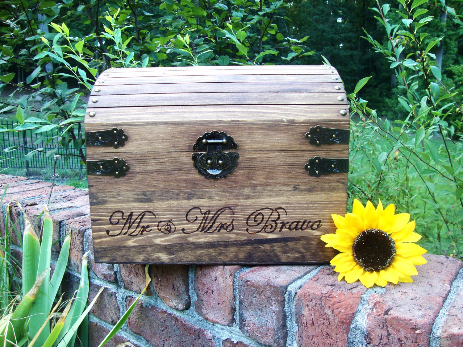 Large Keepsake Box Wedding Card Box Wedding Chest Hope - Etsy