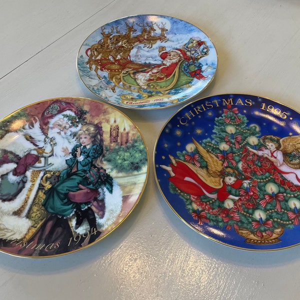 Avon Christmas Plates - Etsy