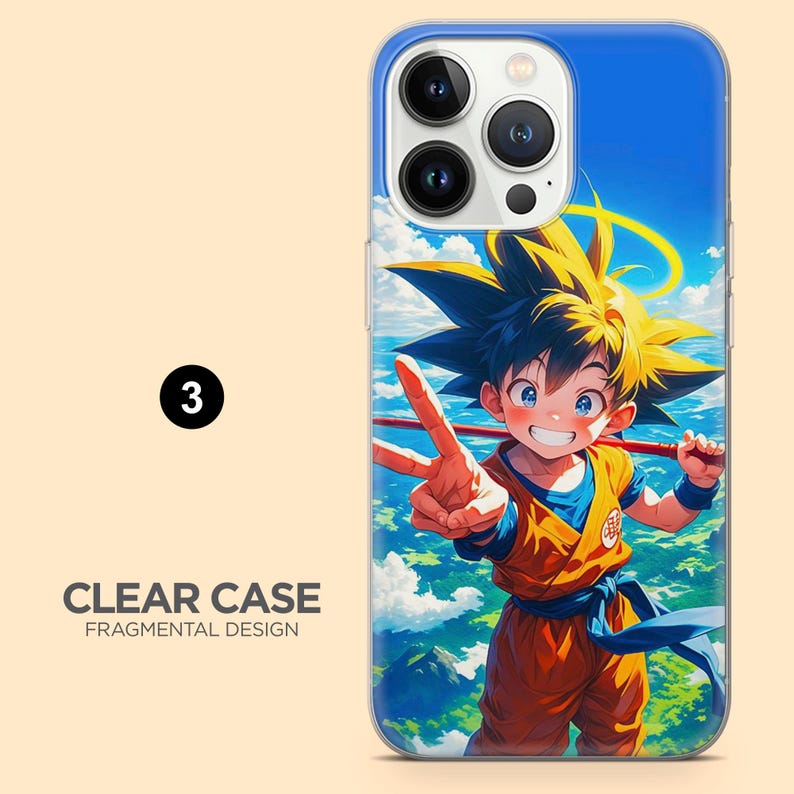 Dragon Ball Phone Case Goku DBZ Cover for iPhone 17pro, 17, 16, 15, 14 ...