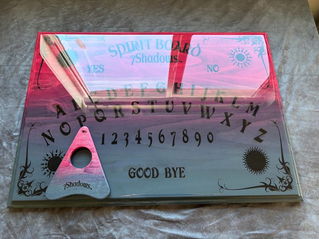 7shadows Real Solid Wood Spirit Boards (ouija) ***red / Grey*** - Etsy