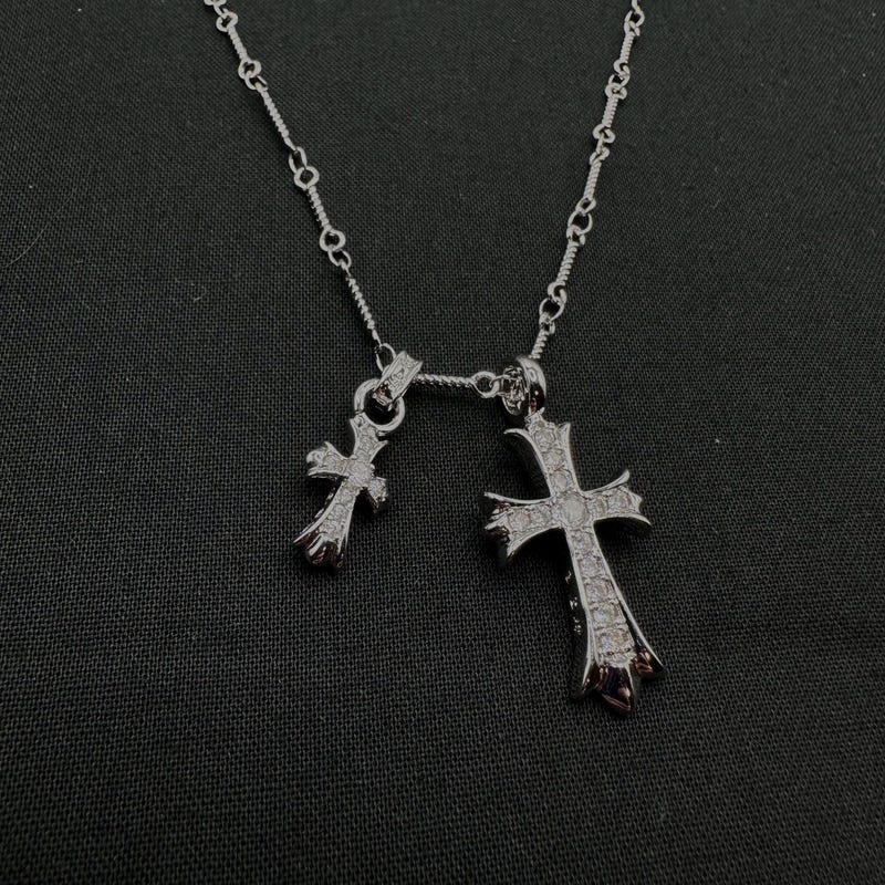 Y2k Cross Necklace - Etsy