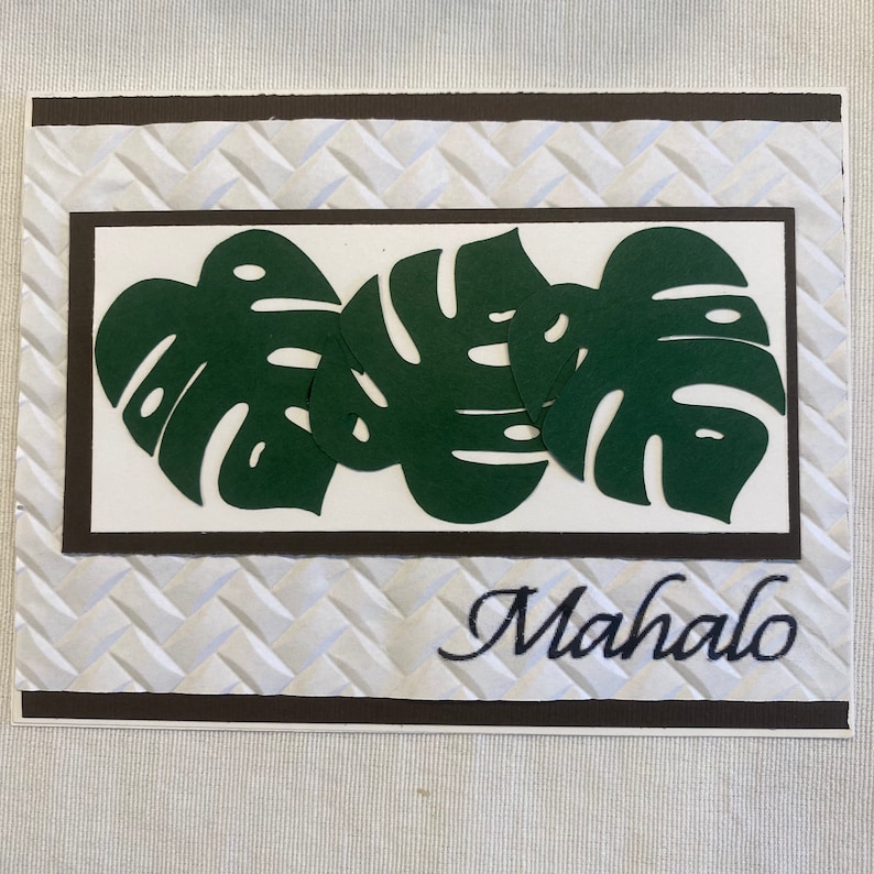 Mahalo Card - Etsy