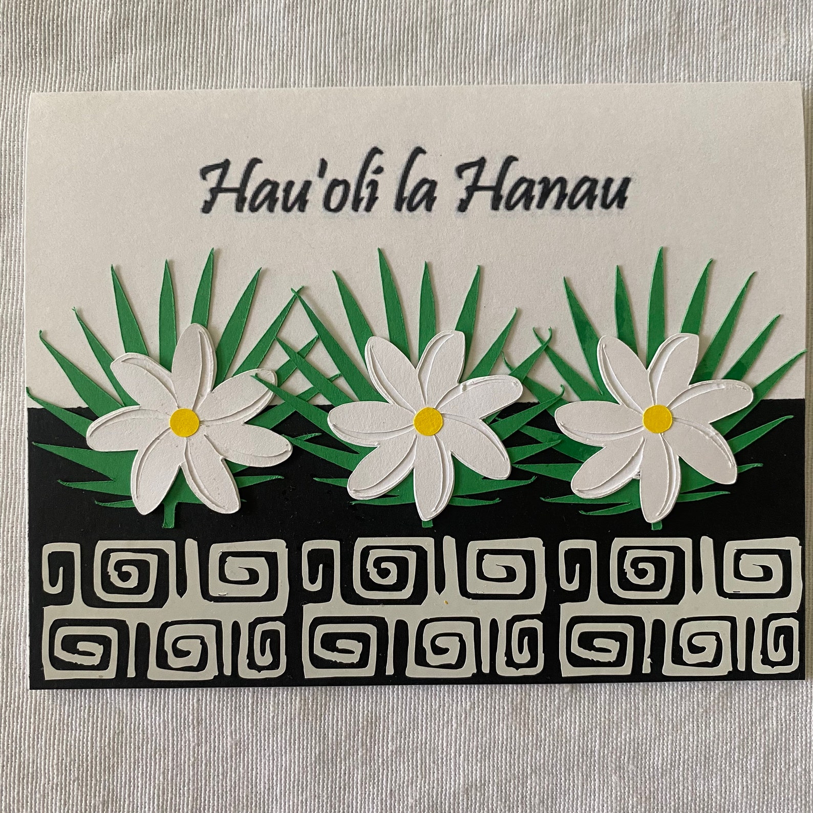 Hauoli La Hanau happy Birthday Card - Etsy