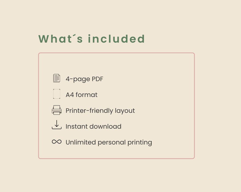 Daily Reflection Journal Printable PDF – Self-care, Gratitude ...