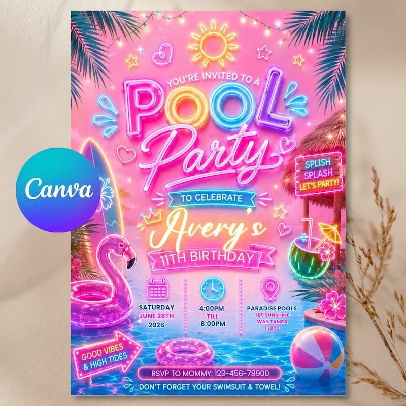 Swim Template - Etsy