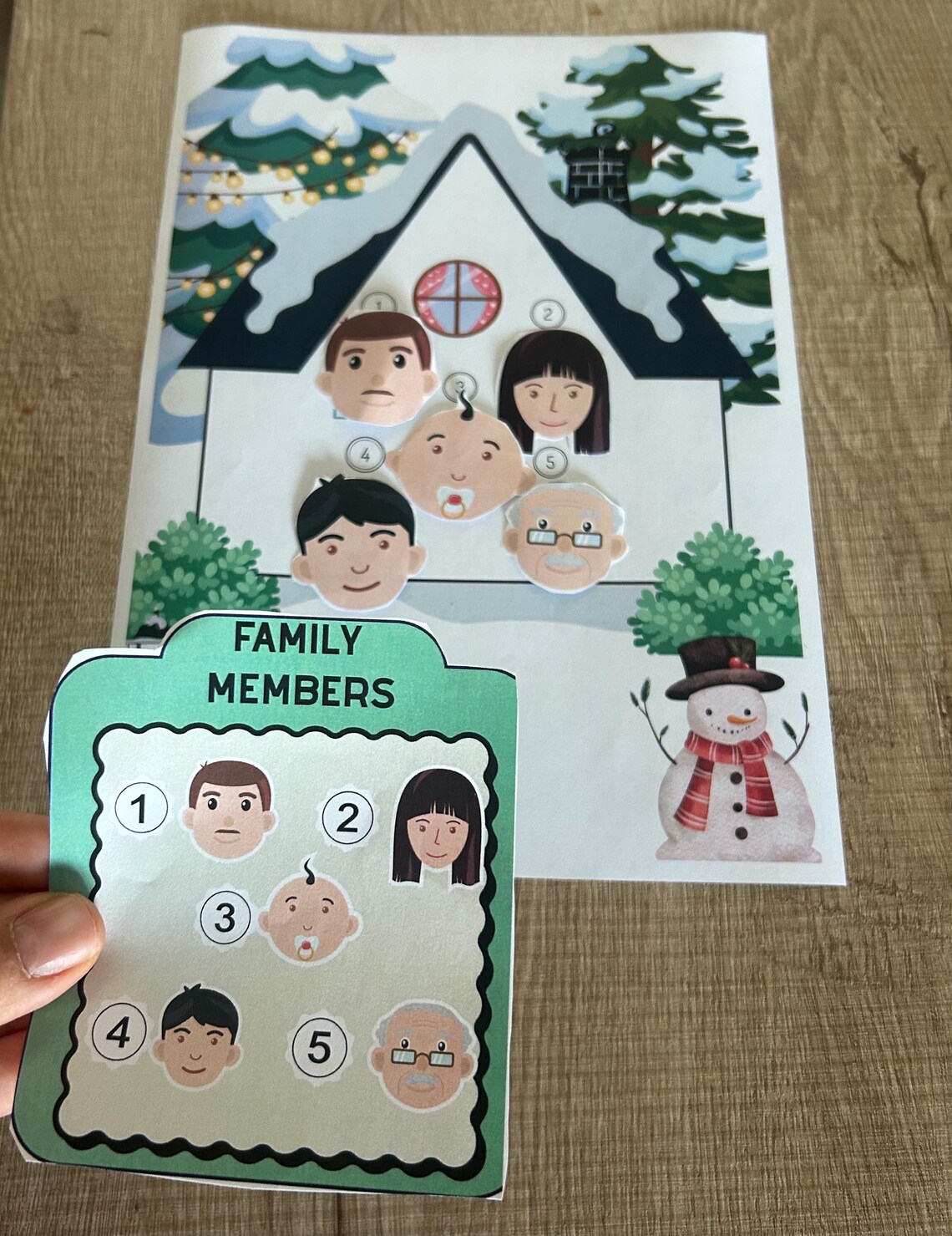 Family Members Activity | ESL Printable | English Vocabulary Game ...