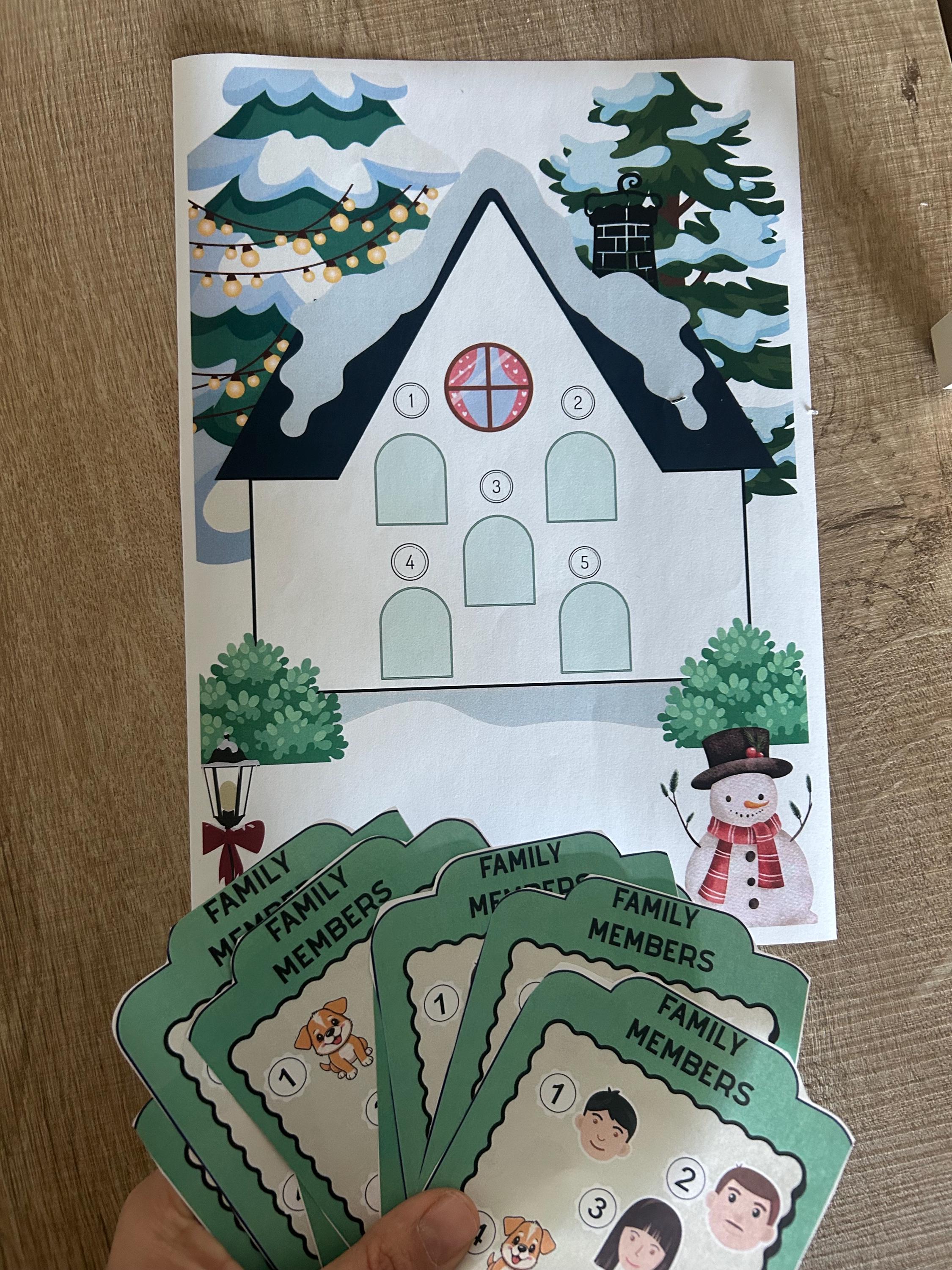 Family Members Activity | ESL Printable | English Vocabulary Game ...