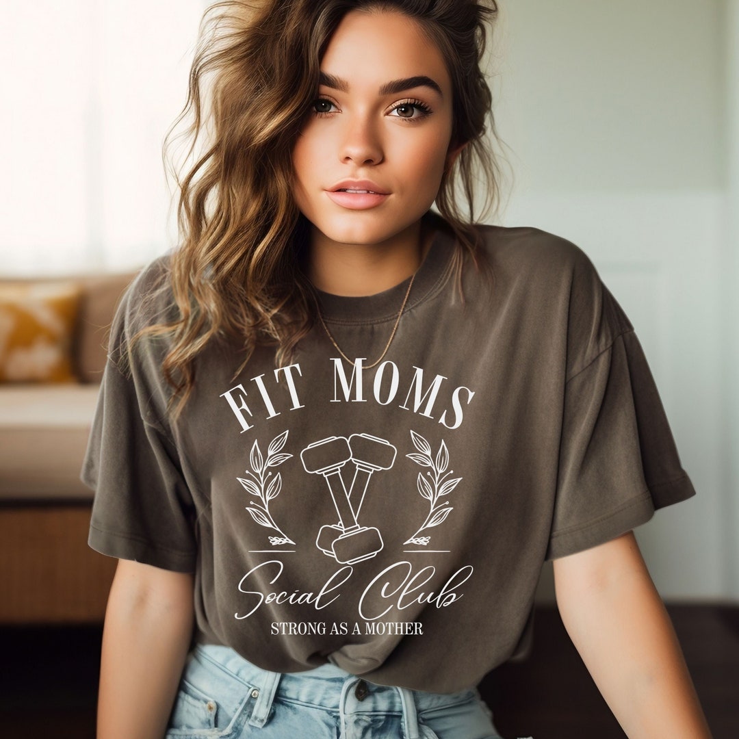 Funny Mom Shirt Mothers Day T Fit Moms Social Club Shirt Retro