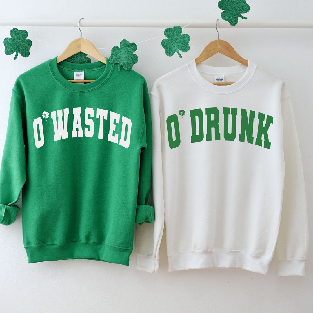 Custom St Patricks Day Sweatshirt, St. Patrick's Day Drinking Team ...