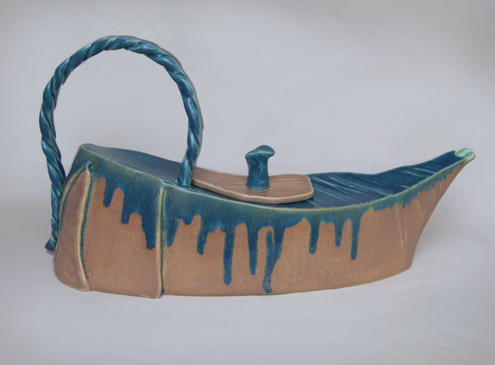 Handbuilt Ceramic Teapot Set With Eight Teacups - Etsy