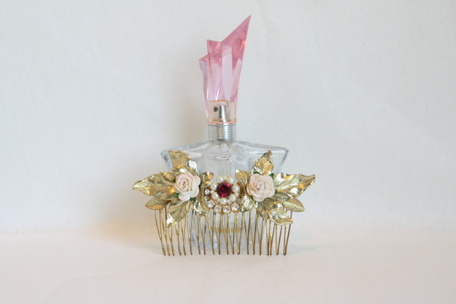 Bridal Hair Com wedding Gold Head Piece Bridal Side Comb - Etsy