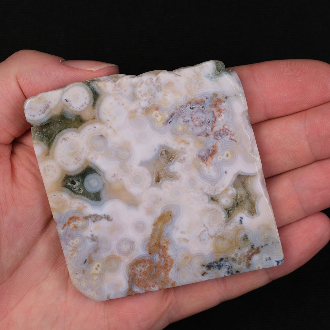 Rare Vein 8 Translucent Jelly Natural Ocean Jasper Slab Marovato ...