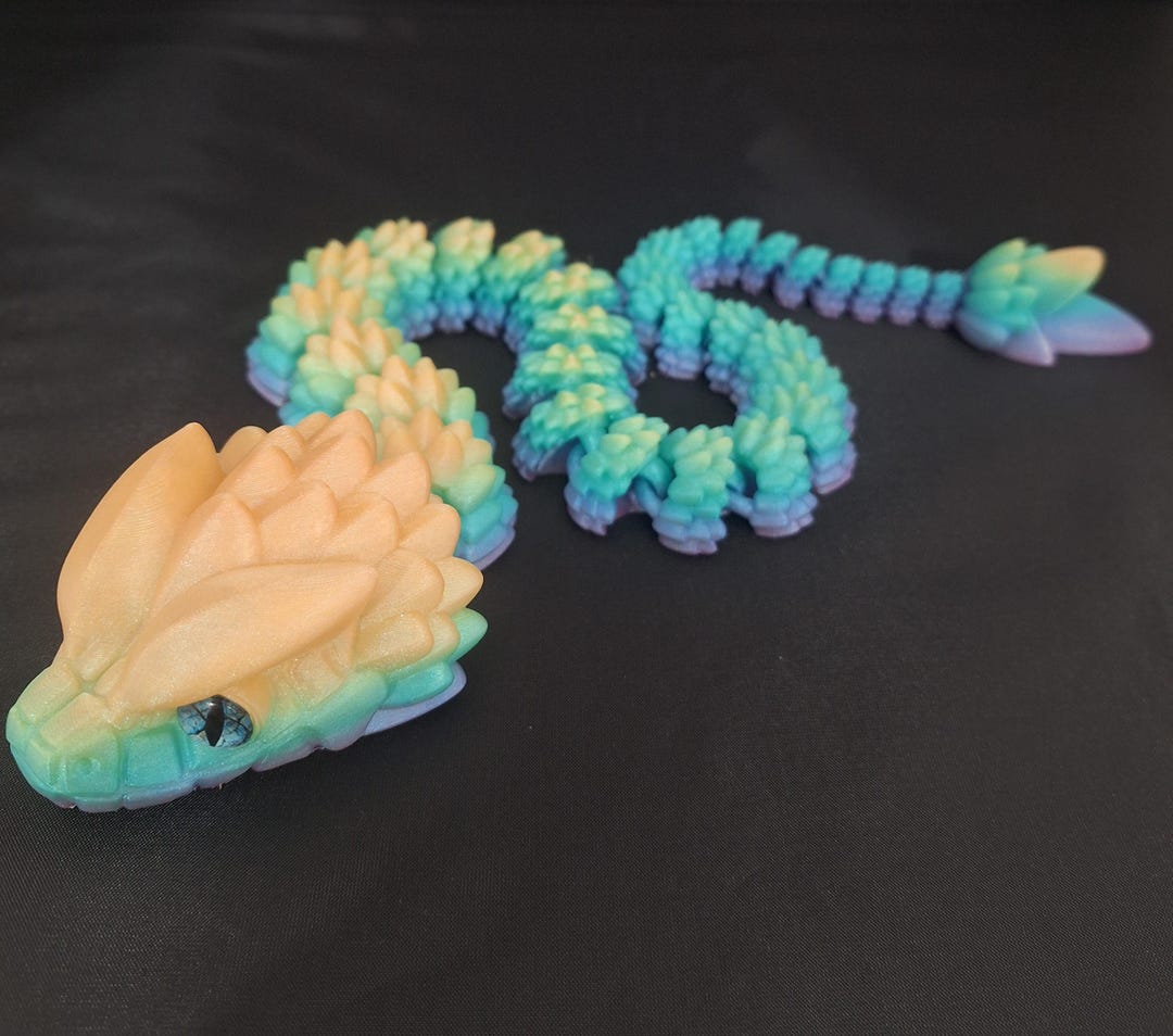 3D Printed Snakes, Flexi Snakes, Snake Toy, Flexi Toys, Printed Snake ...