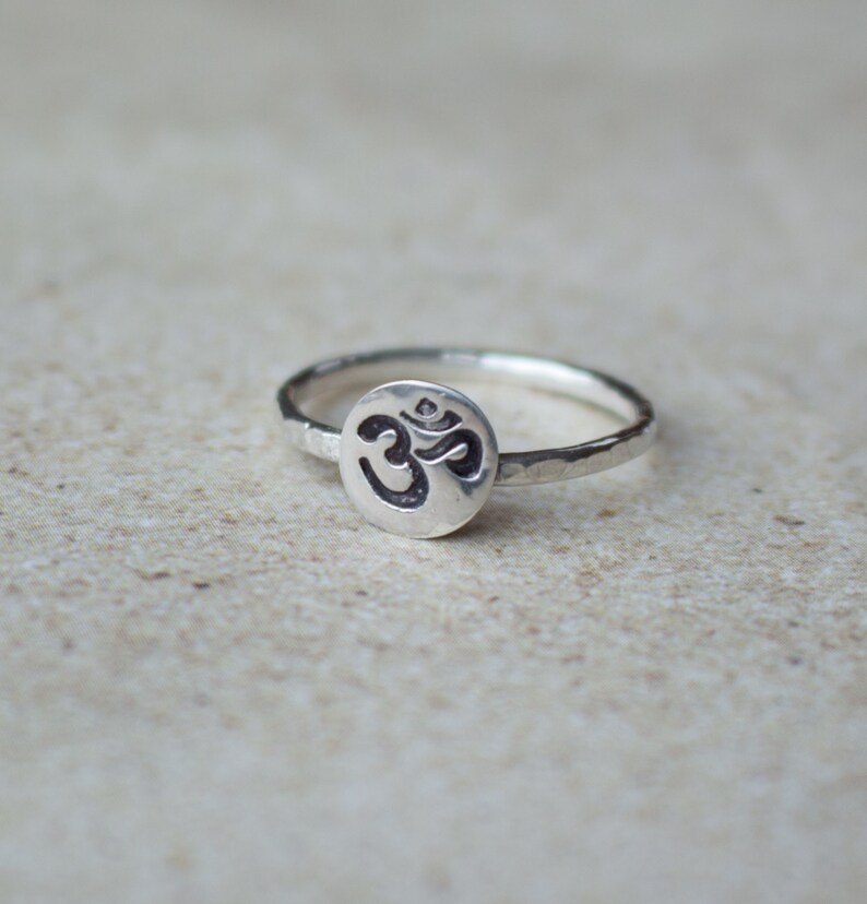 Ohm Ring Sterling Silver Om Ring Om Ring Sterling Silver - Etsy Australia