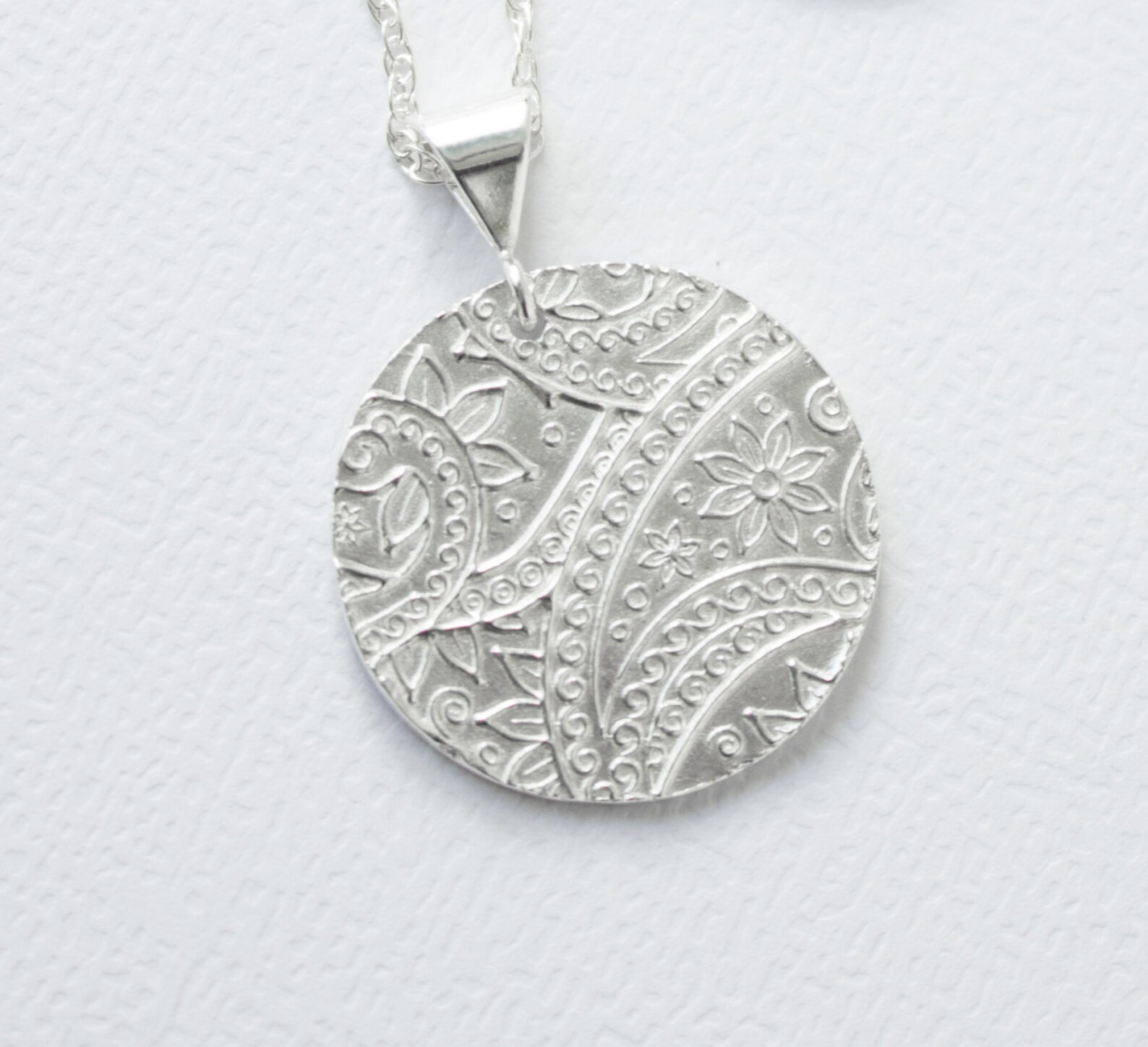 Silver Initial Necklace , Custom Monogram Necklace , Initial Necklace ...
