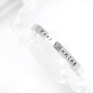 Keep Running Bracelet , Runner Bracelet , Gift for Runners , Marathon ...