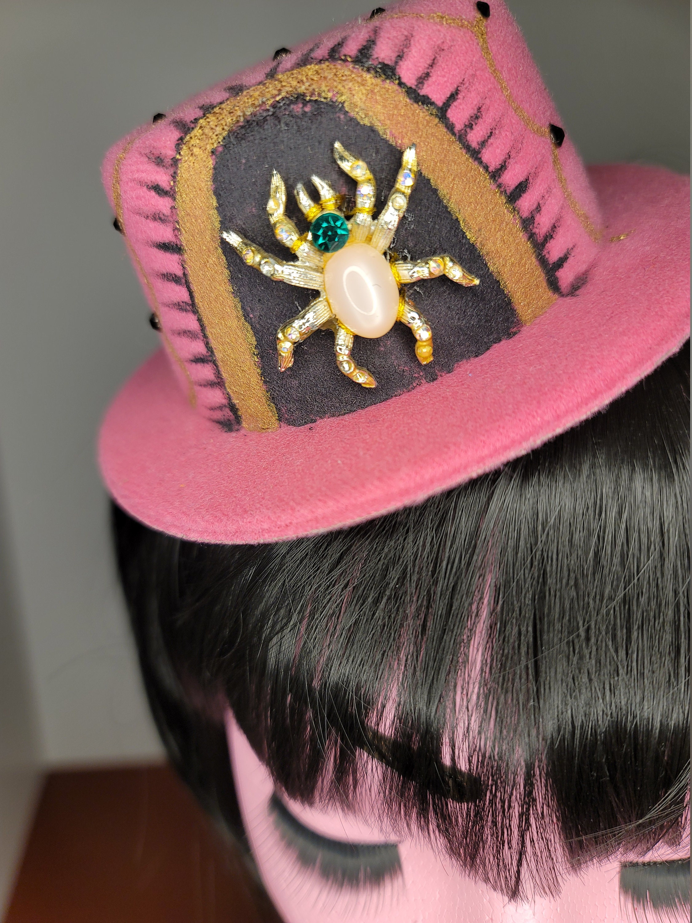 Vintage Venom Spider Mini Top Hat Fascinator - Etsy