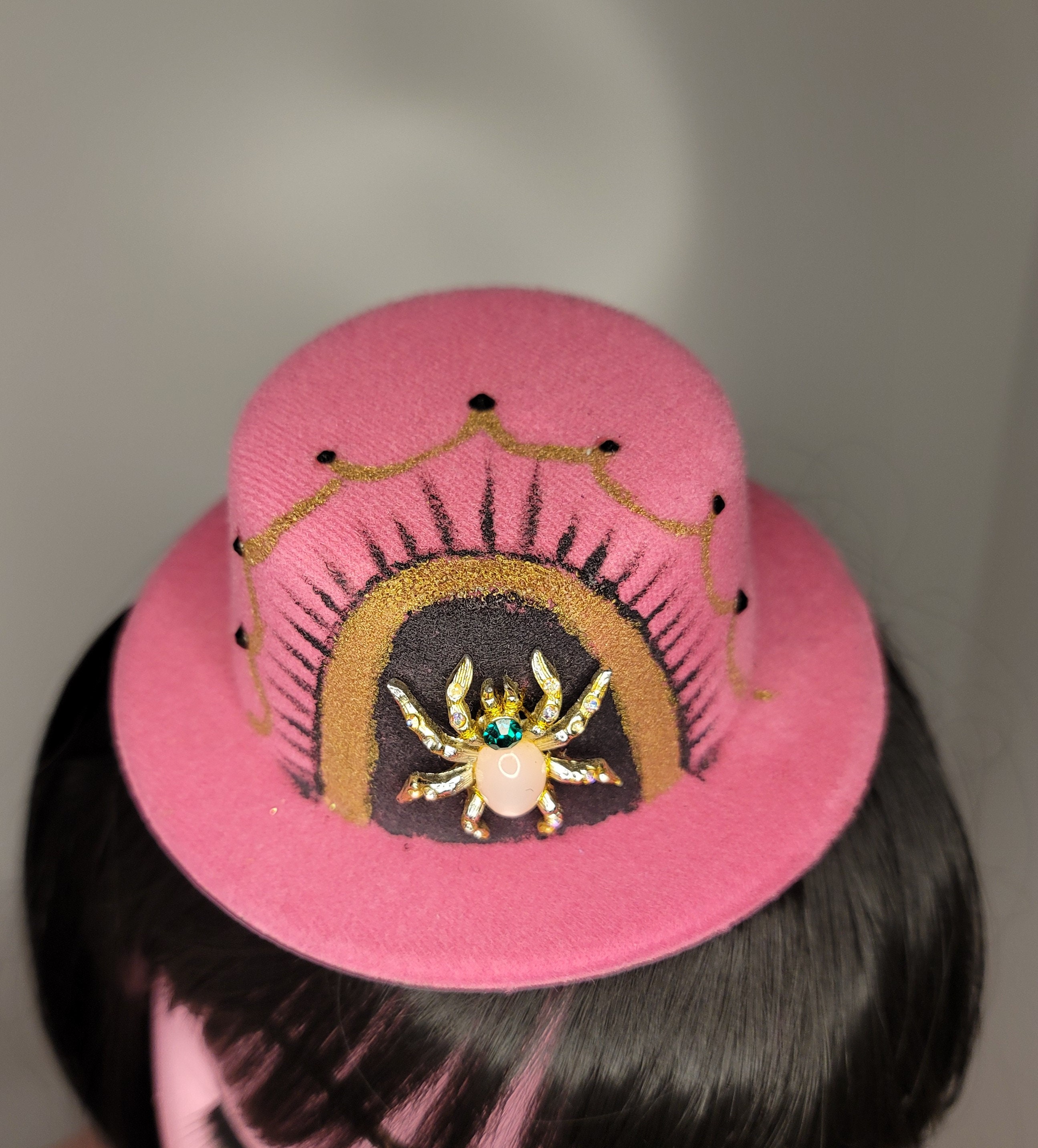 Vintage Venom Spider Mini Top Hat Fascinator - Etsy