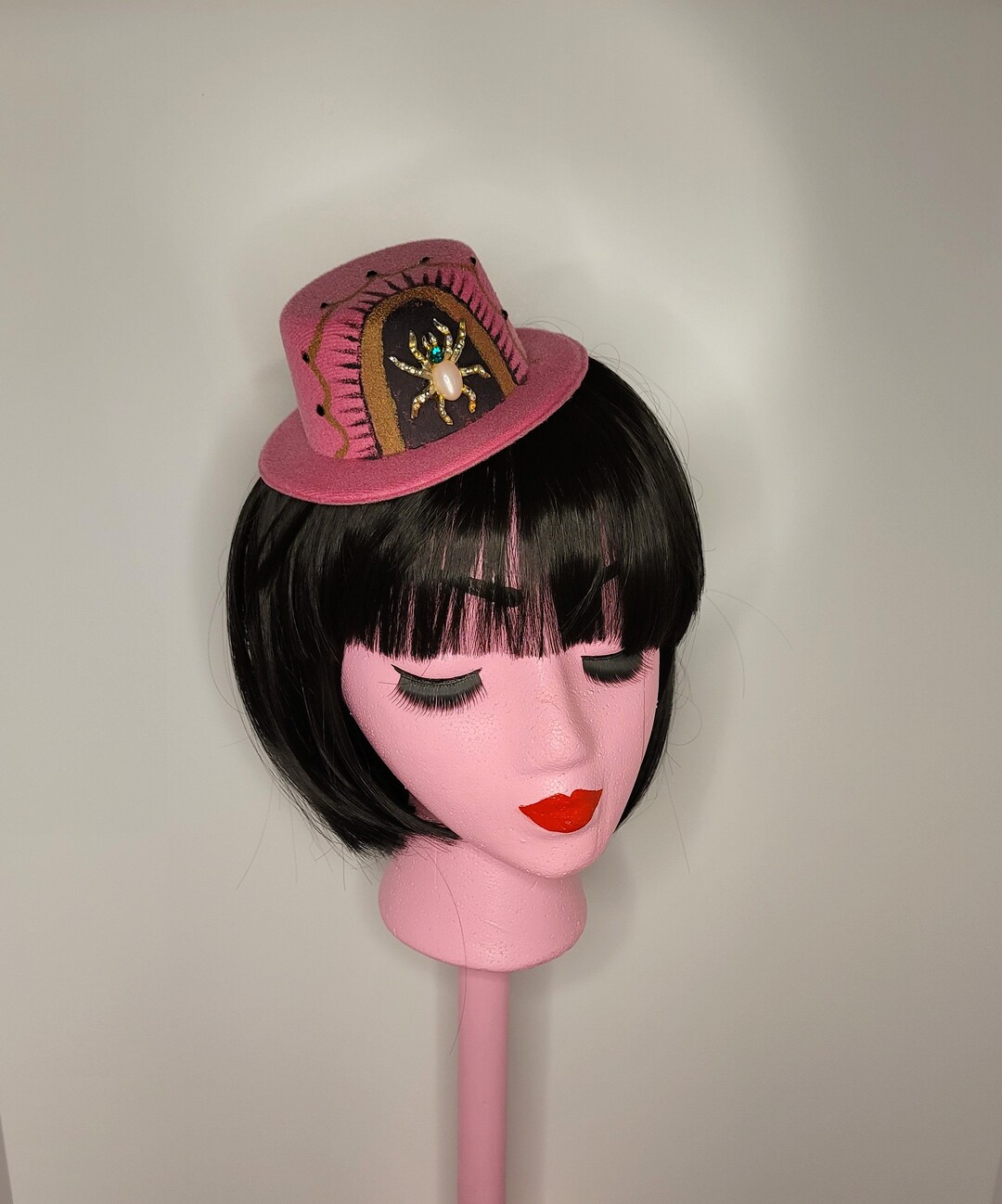 Vintage Venom Spider Mini Top Hat Fascinator - Etsy