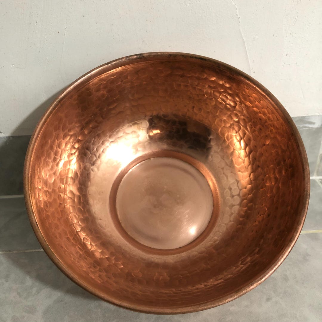 Rustic Copper Bowl, Hand-hammered (small Serving Dish) - Etsy