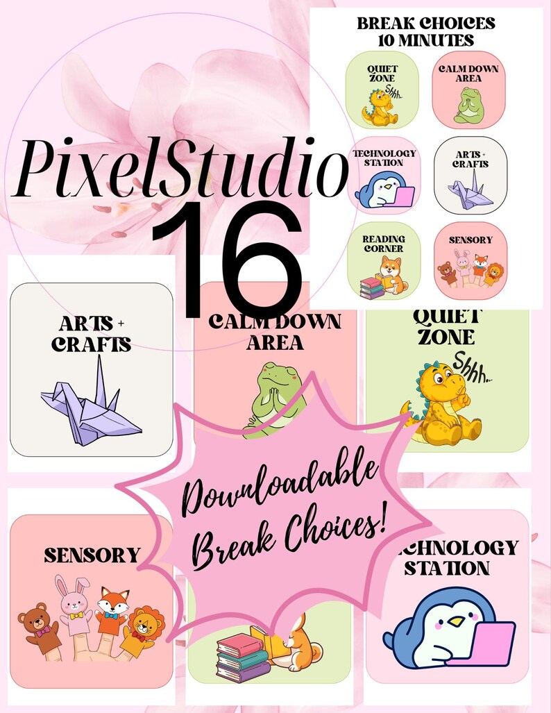 Calm Down Corner Signs | Break Zone Posters | Classroom Calm Area ...