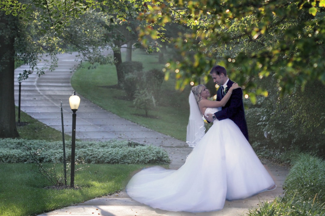 Park Digital Background Wedding Background Summer Path Background Tree ...