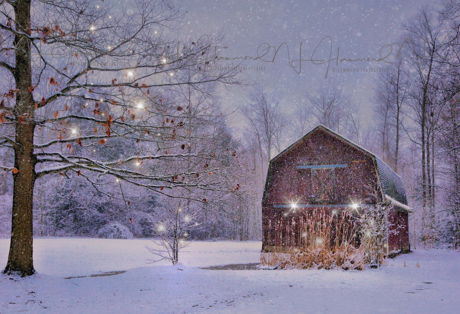 Barn Print Barn Digital Background Christmas Background - Etsy